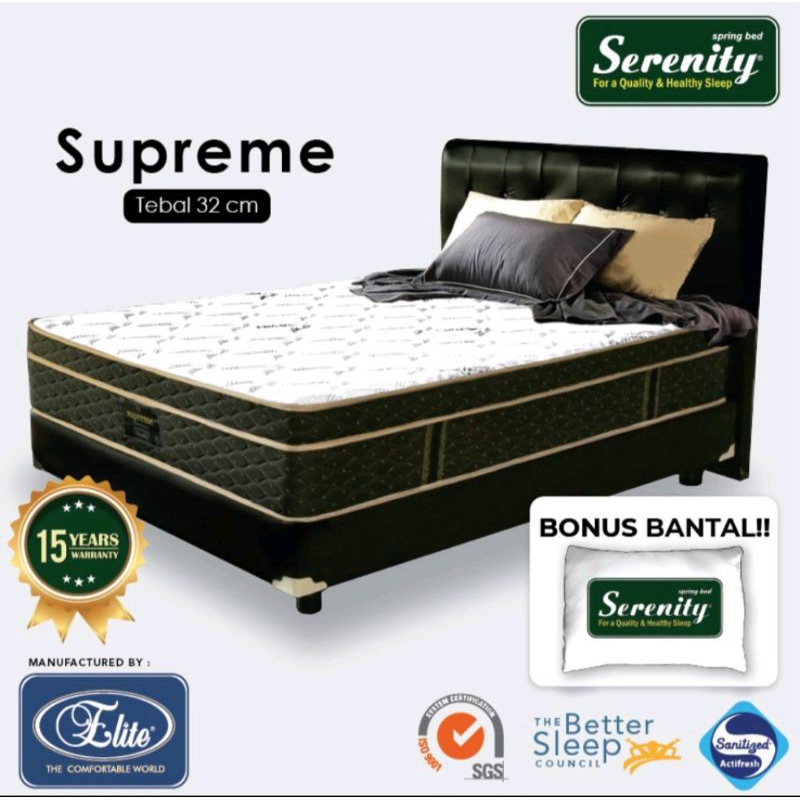 Jual Springbed Elite Serenity Supreme Plushtop by ELITE SPRINGBED ...