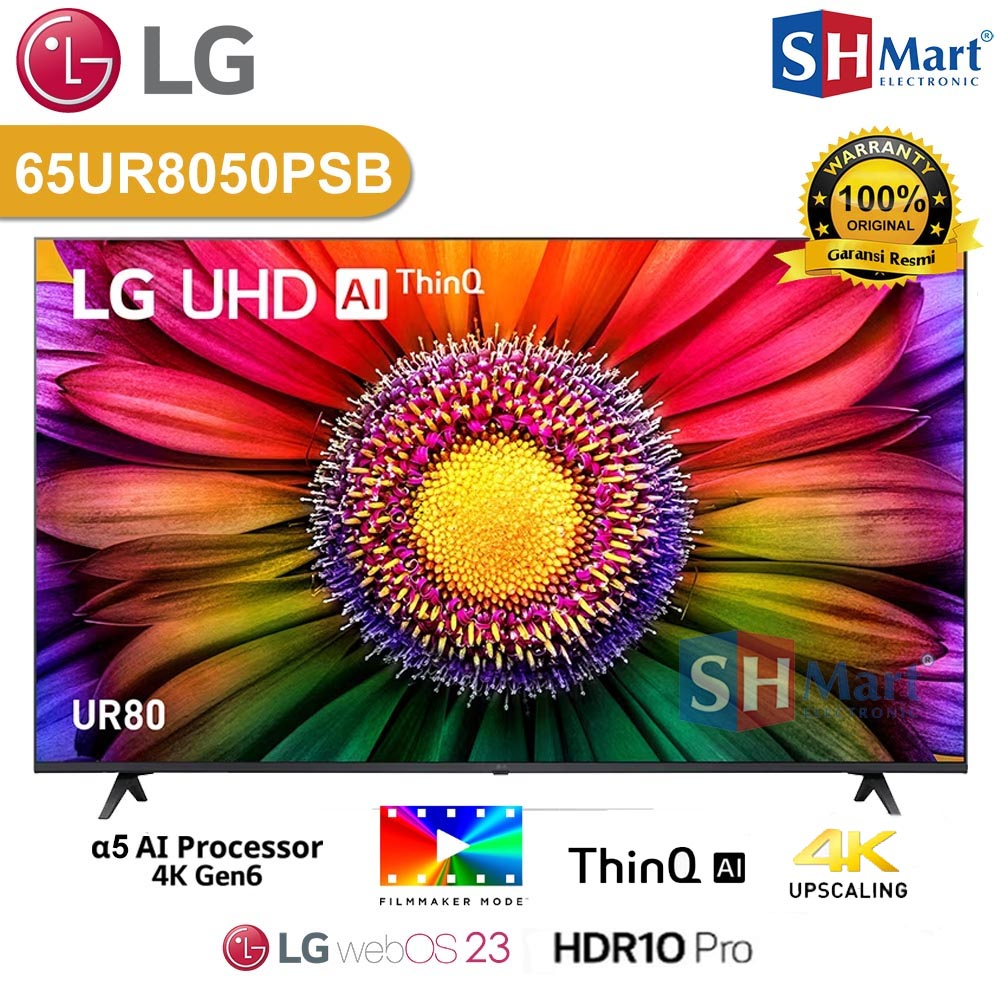 Jual SMART TV LG 65 INCH 65UR8050 / 65UT8050 4K UHD AI ThinQ MAGIC ...