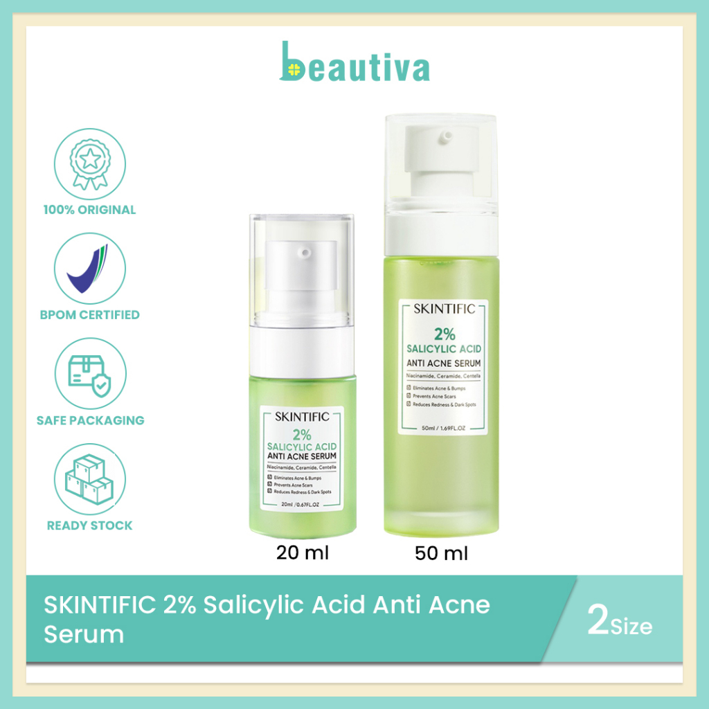 Jual SKINTIFIC 2% Salicylic Acid Anti Acne Serum | Shopee Indonesia