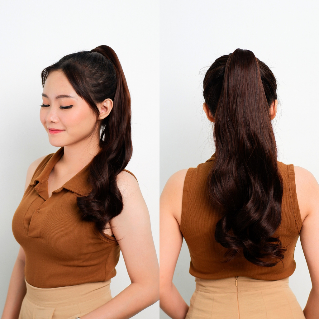 Jual SLIM PIN PONYTAIL CURLY – Hairclip Kuncir kuda jepit ikal natural ...