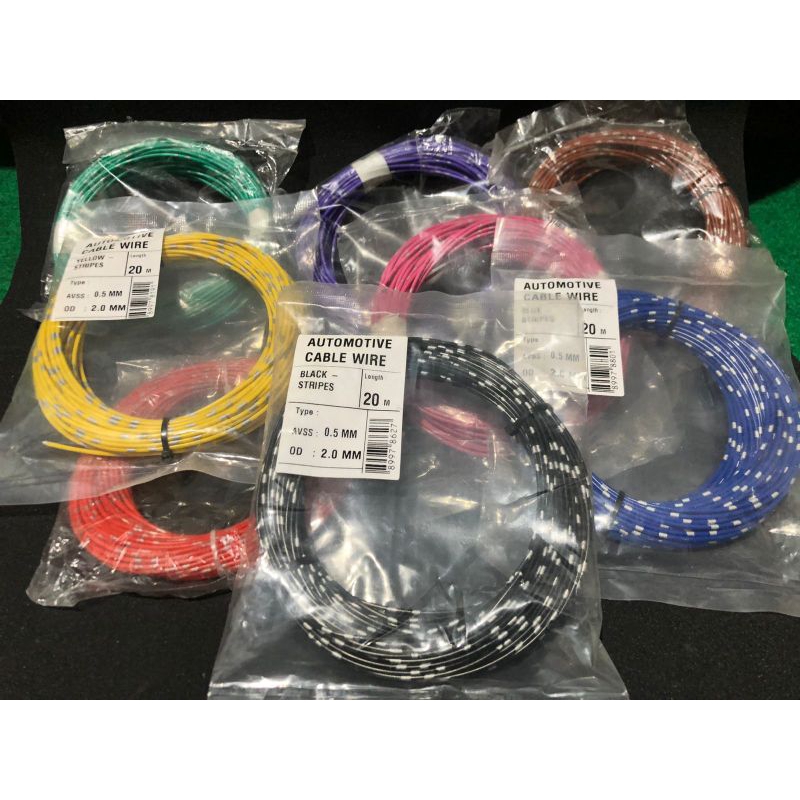Jual Kabel Bintik AVSS METERAN Jepang 0.5 mm 0.5mm Serabut Body Mobil ...