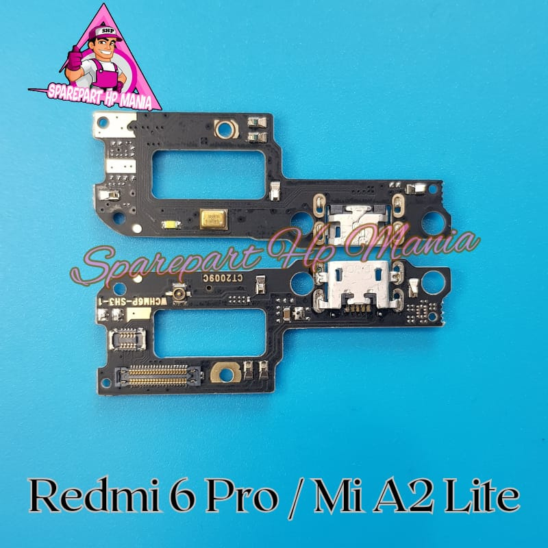 Jual KONEKTOR CAS REDMI 6 PRO MI A2 LITE FLEXIBLE PAPAN CHARGING BOARD ...