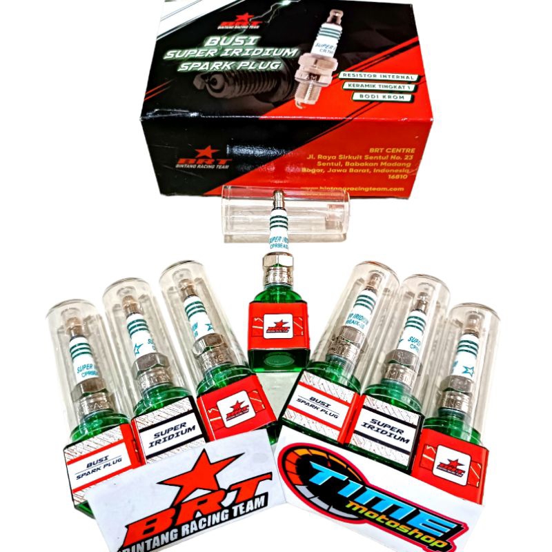 Jual BUSI BRT SUPER IRIDIUM BISA UNTUK SEMUA MOTOR HONDA YAMAHA SUZUKI KAWASAKI BUSI IRIDIUM ...