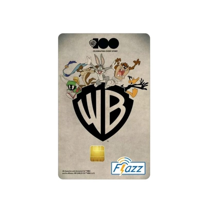 Jual Kartu Flazz gen 2 limited edition Warner Bros 100th | Shopee Indonesia