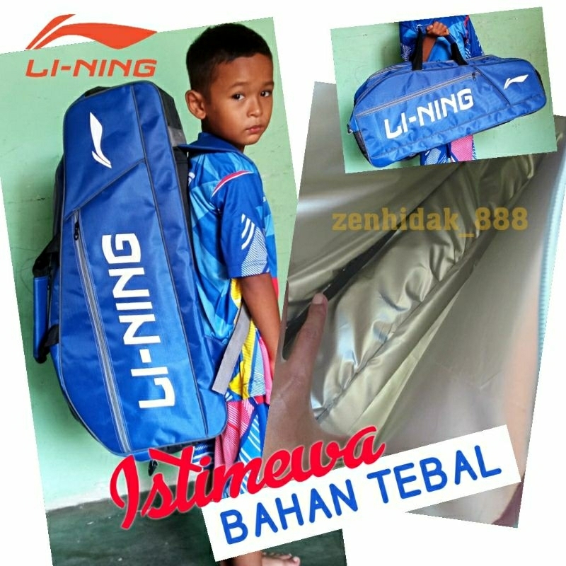 Jual Tas Raket Tas Badminton BAHAN TEBAL Tas bulutangkis Pria Wanita ...