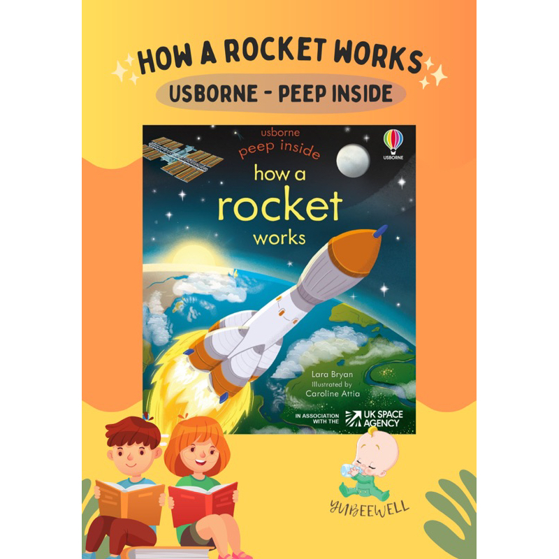 Jual Usborne Peep Inside How a Rocket Works | Bagaimana Roket Bekerja ...