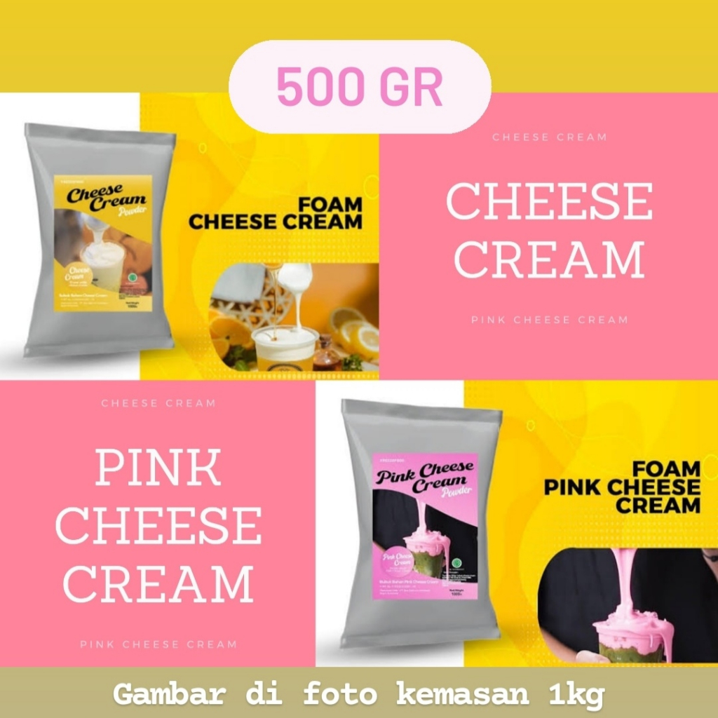 Jual 500gr Cheese Cream/Whip Cream/Macchiato Cream Topping Minuman ...