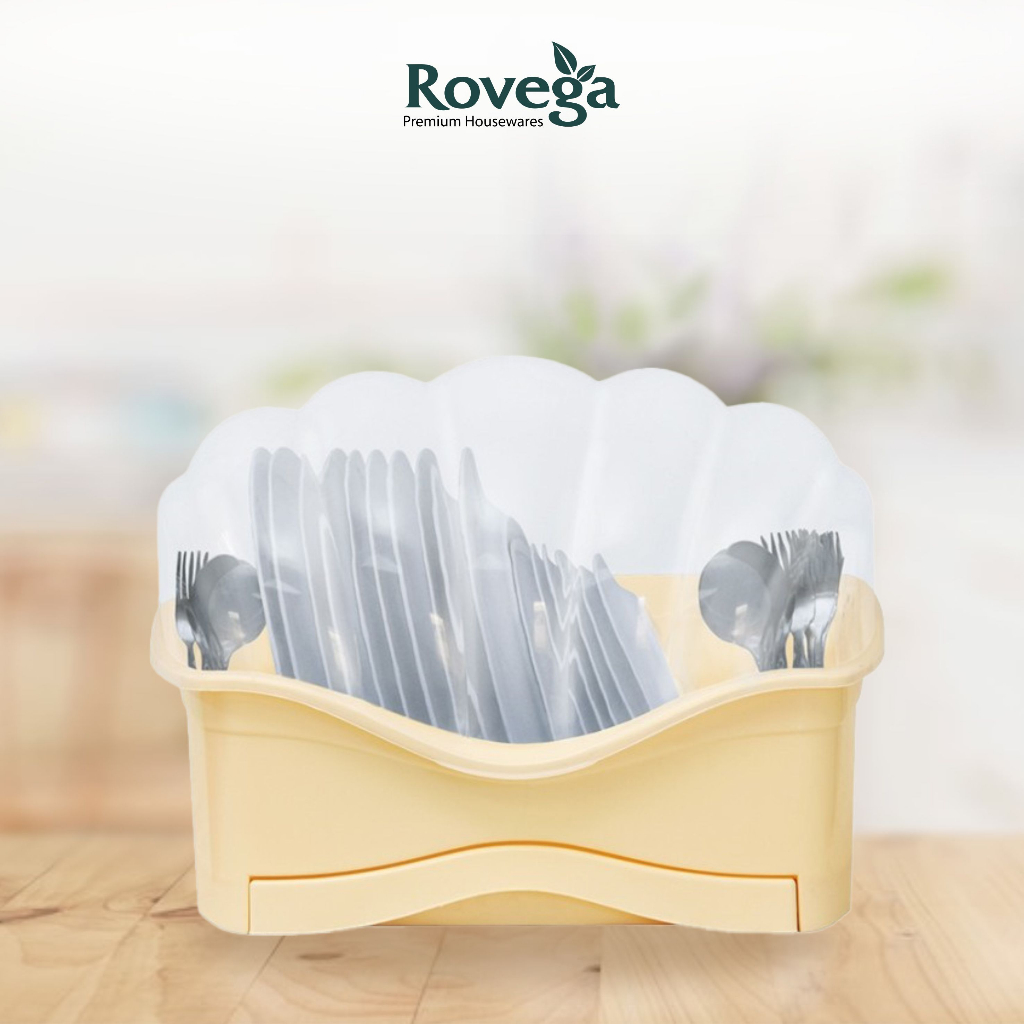 Jual Rovega Rak Piring Plastik Premium Food Grade Dish Rack Shella SDR ...