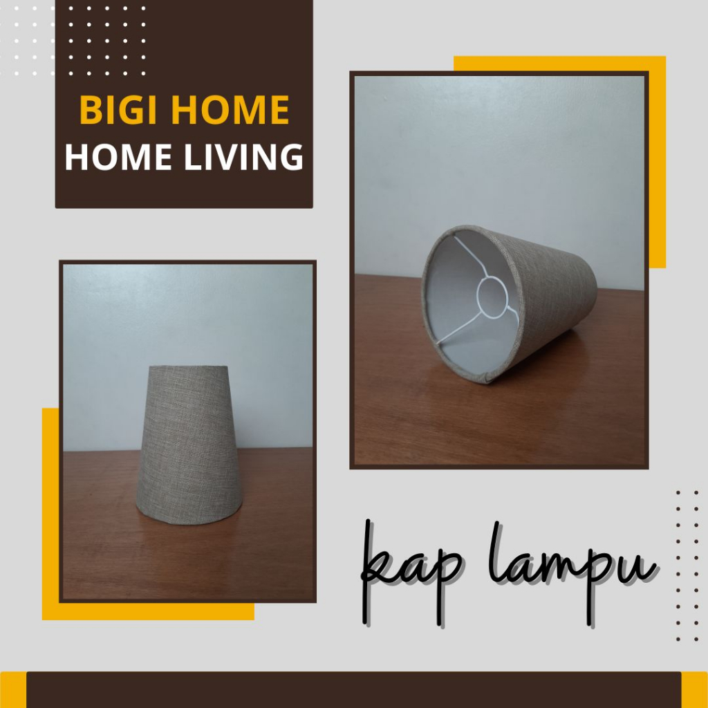 Jual KAP LAMPU Kerucut Untuk Dekorasi Inteior dan Kap Lampu Meja ...