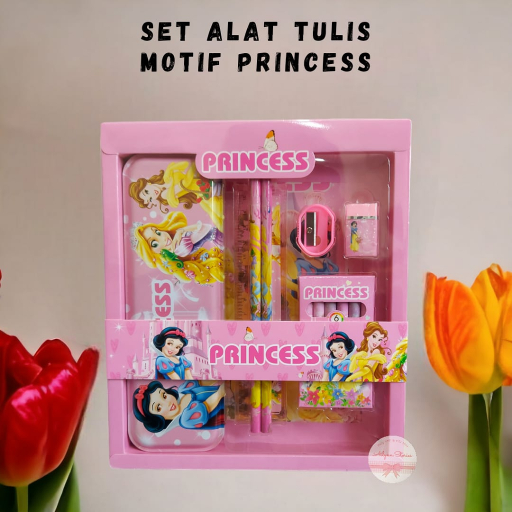 Jual 8.8 Brand 8015 Paket alat Tulis + kotakpensil / Souvenir Ulang Tahun ATK Set Anak karakter ...