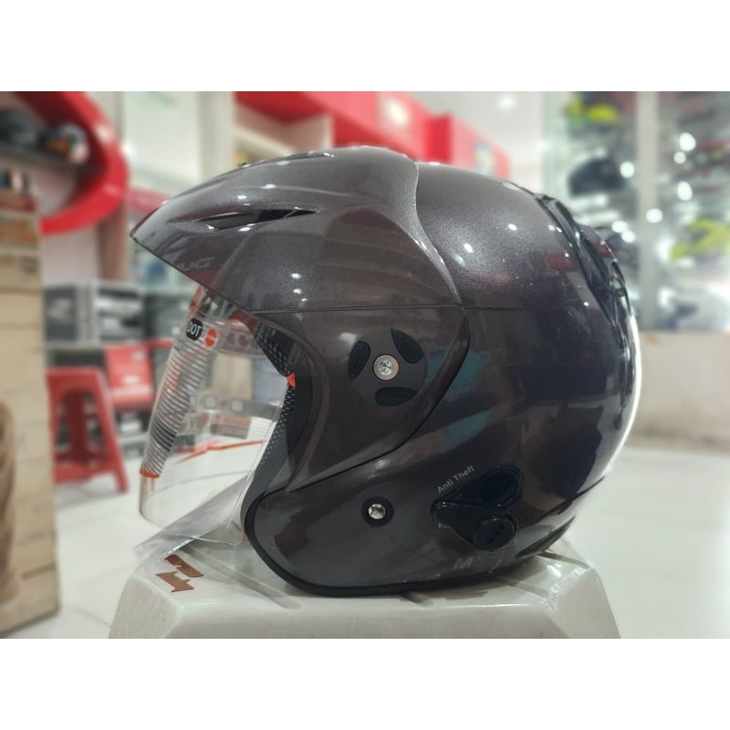 Jual HELM INK CX25 GUNMETAL ORIGINAL MURAH HELM INK CX 25 GUNMETAL ...