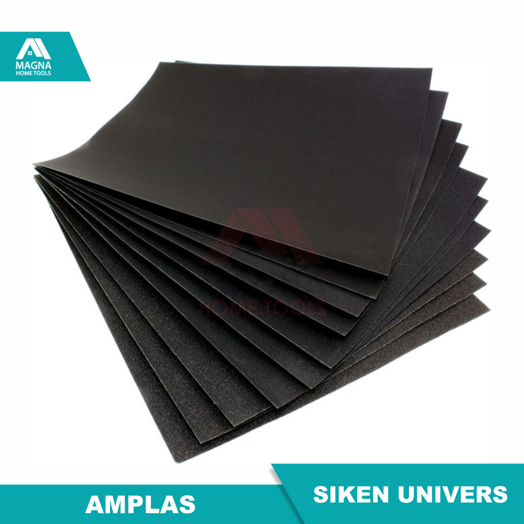 Jual AMPLAS KAYU/BESI LEMBARAN GRIT 100/120/150 SIKEN UNIVERSAL ...