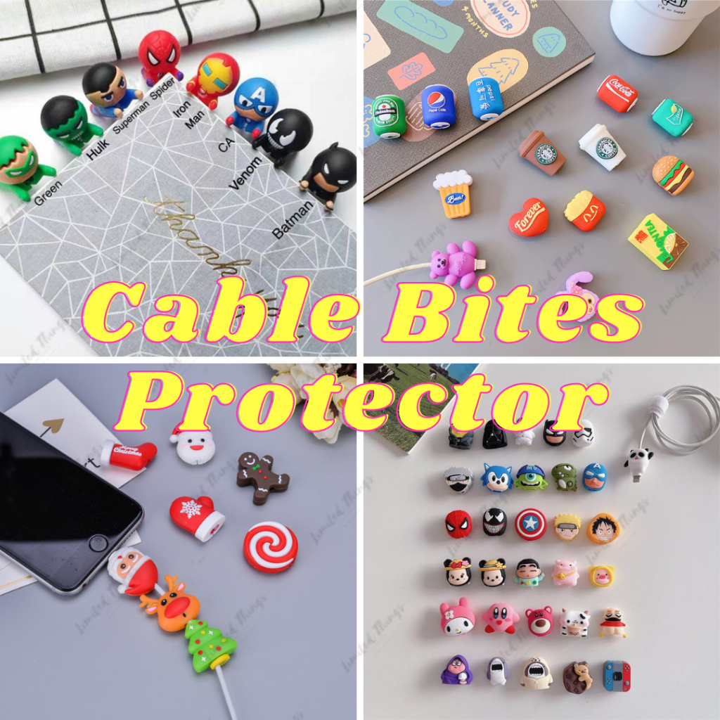Jual Cable Bites Avengers Unicorn Pelindung Kabel Protector Spiderman ...