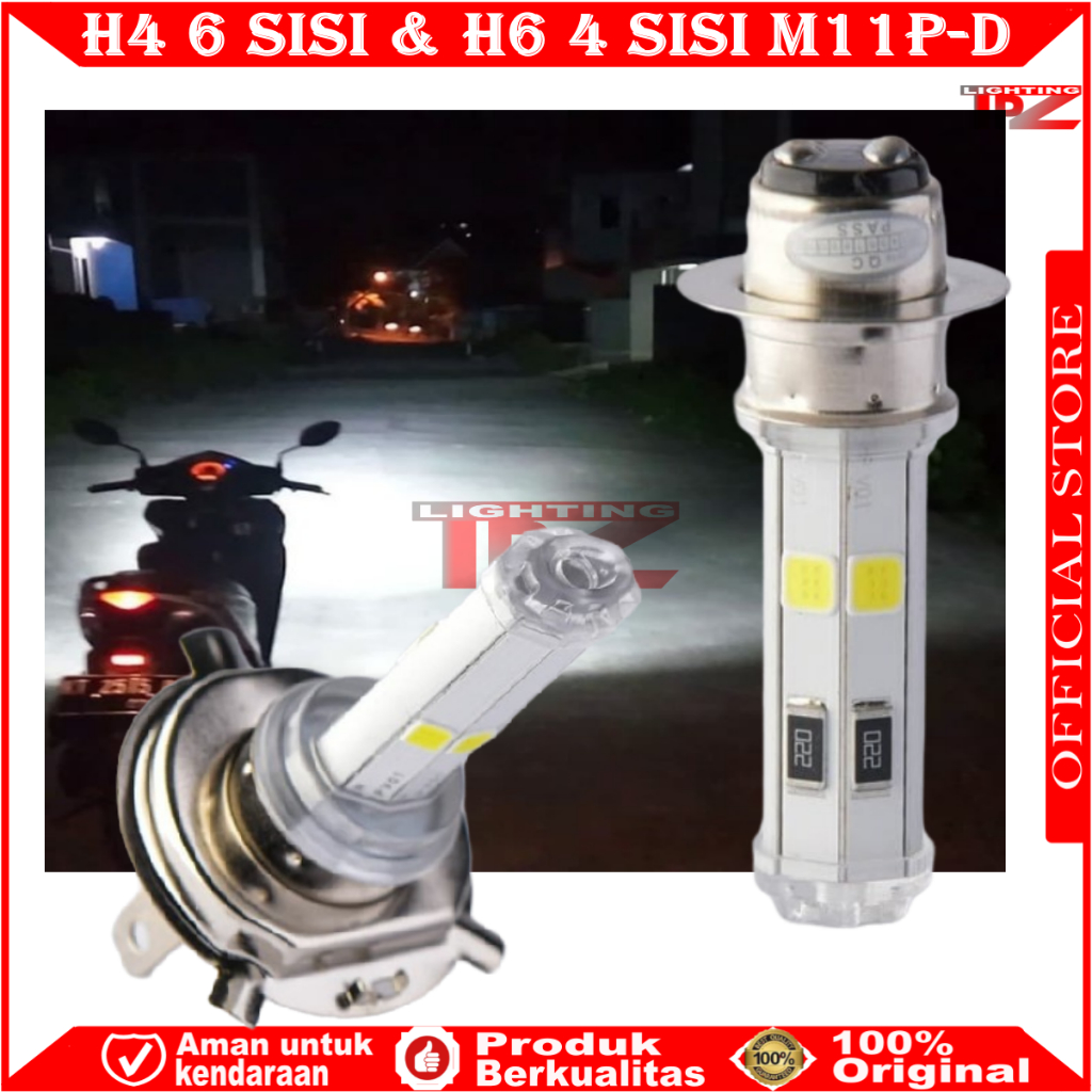 Jual ORIGINAL RAYTON RTD LAMPU H6 H4 LED MOTOR M11P-D | LAMPU MOTOR ...