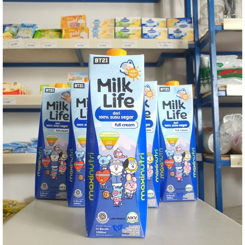 Jual Susu Milk Life Fullcream 1Liter / Susu UHT MilkLife 1Liter / Susu ...