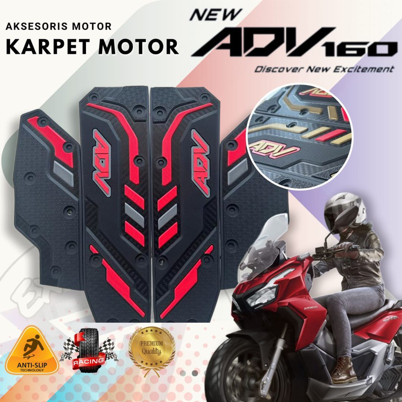 Jual Karpet Motor Adv 160 thn 2022 sd 2025 / Pijakan Motor Adv 160 ...