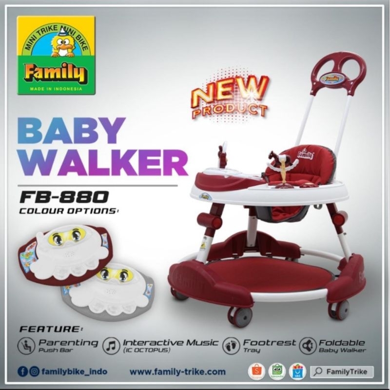 Jual kereta bayi family/baby walker family FB880 | Shopee Indonesia