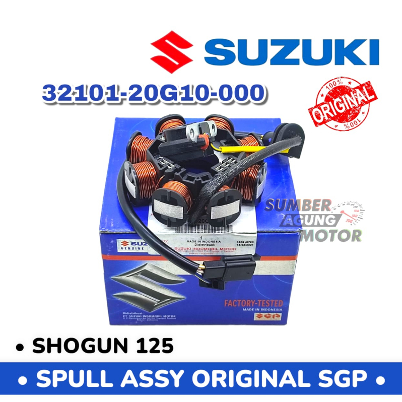 Jual SPULL ASSY STATOR COMP ASSY SUZUKI SHOGUN 125 ORI SGP 32101-20G10-000 | Shopee Indonesia