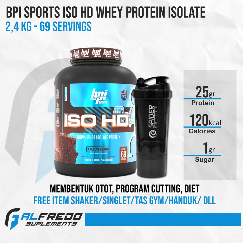 Jual BPI ISO HD Whey Protein Isolate 5 Lbs Harga Distributor Murah ...