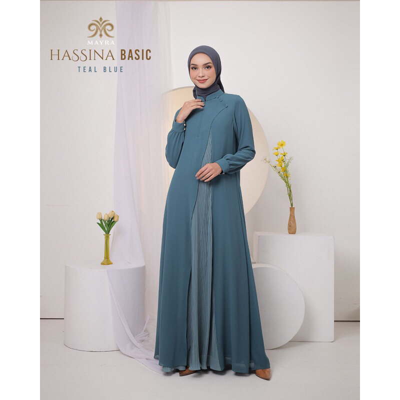 Jual Dress Hassina Basic Series Original By Mayra (READY SIAP KIRIM ...