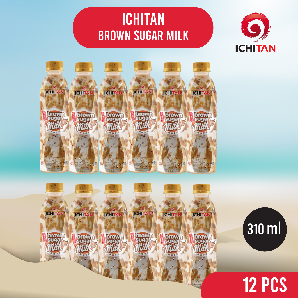 Jual Ichitan Brown Sugar Milk 310ml | Bundling 12 | Shopee Indonesia