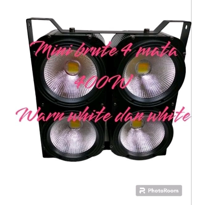 Jual Lampu Mini brute 4 mata 400W yang Warn and White dan warn white ...