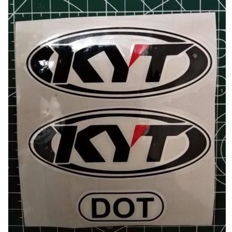 Jual stiker logo helm KYT 1set, cutting sticker | Shopee Indonesia