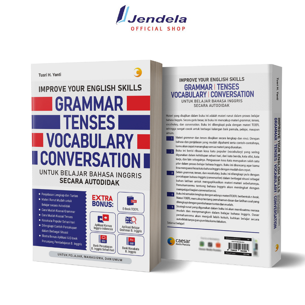 Jual Improve Your English Skills Grammar Tenses Vocabulary Conversation ...