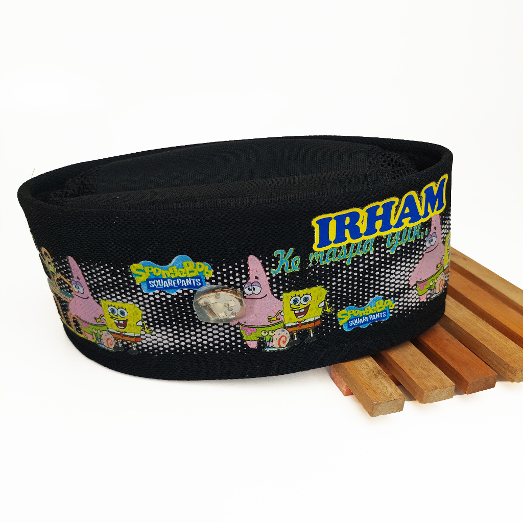 Jual Peci Karakter LED Anak - Songkok Karakter LED Motif Anak KOPYAH ...