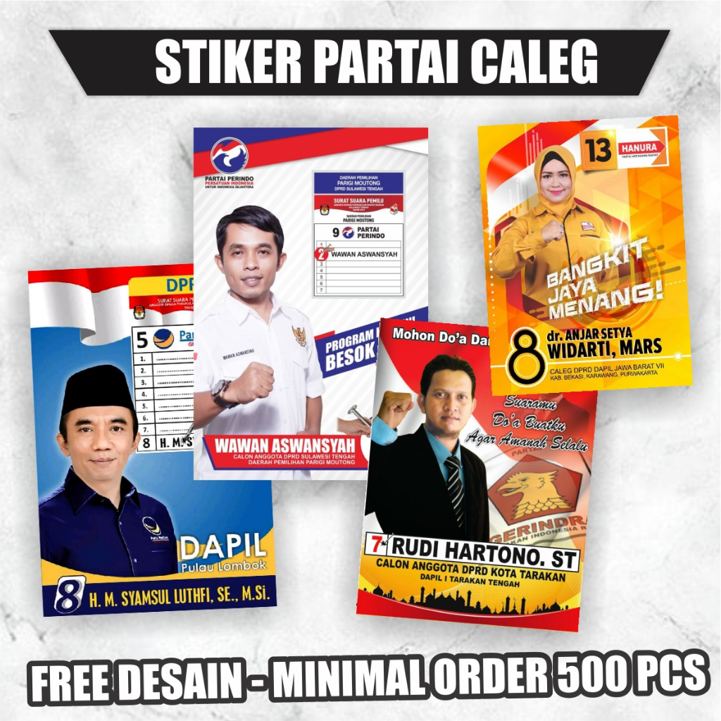 Jual STIKER PARTAI | STIKER CALEG | STIKER MURAH | Shopee Indonesia Jual STIKER PARTAI | STIKER CALEG | STIKER MURAH | Shopee Indonesia