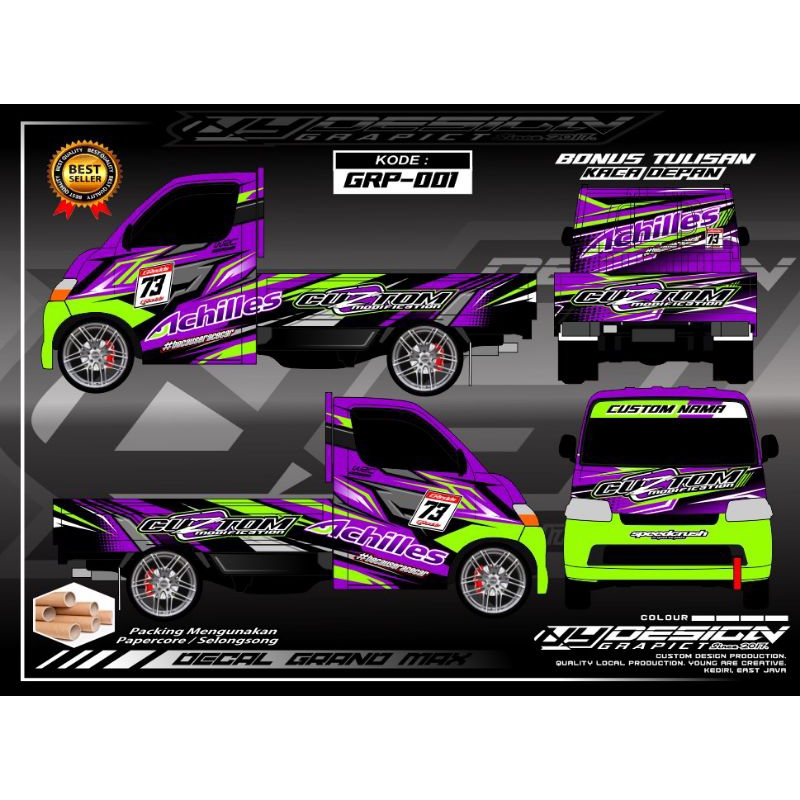 Jual Decal grand max pick up full body | Shopee Indonesia