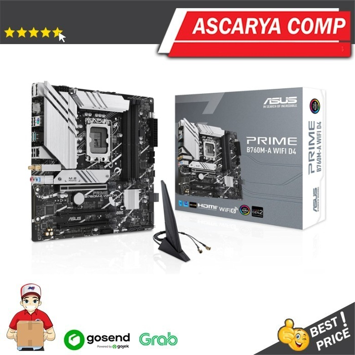 Jual ASUS PRIME B760M-A Wifi D4 Intel LGA 1700, Gen12, Gen13 | Shopee Indonesia
