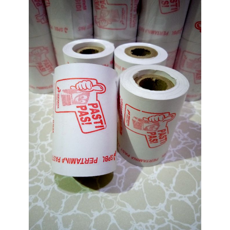Jual kertas thermal logo pasti pas uk.57x40 | Shopee Indonesia