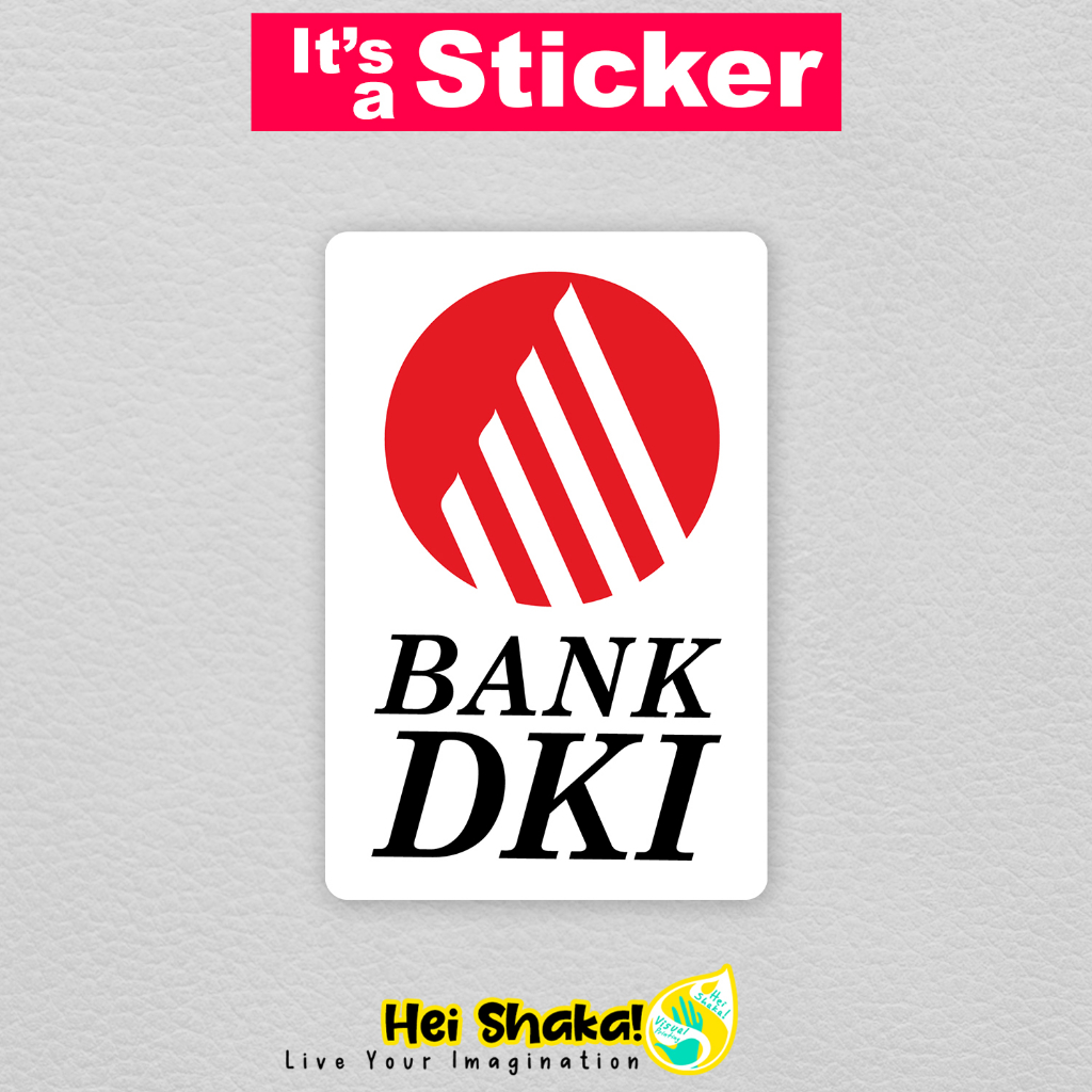 Jual Heishaka Stiker Bank DKI 03 Sticker Vinyl Anti Air | Shopee Indonesia