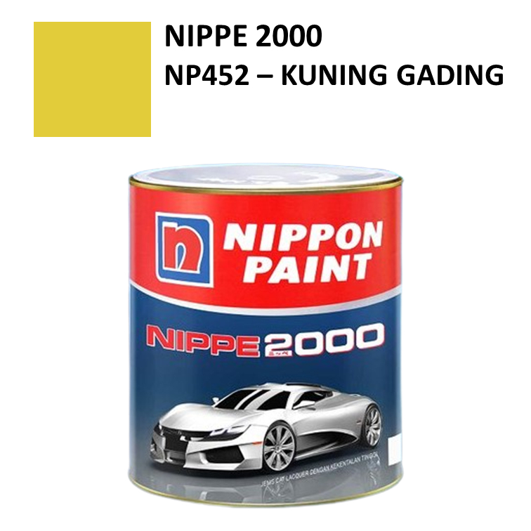 Jual Nippon Paint - Cat Duco NC Nippe 2000 - Kode NP452 (Kuning Gading ...