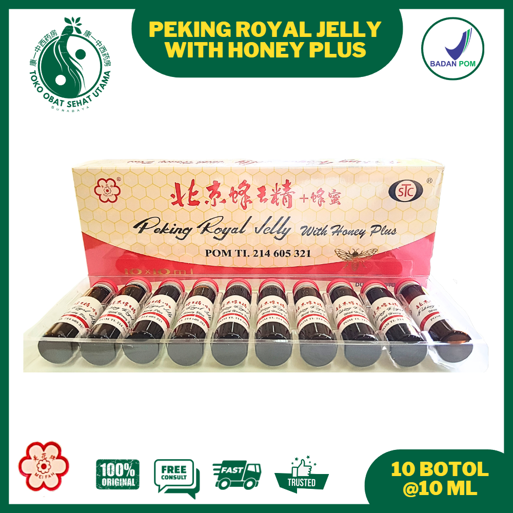 Jual [TERMURAH] PEKING ROYAL JELLY WITH HONEY PLUS / MERAH / Memelihara ...
