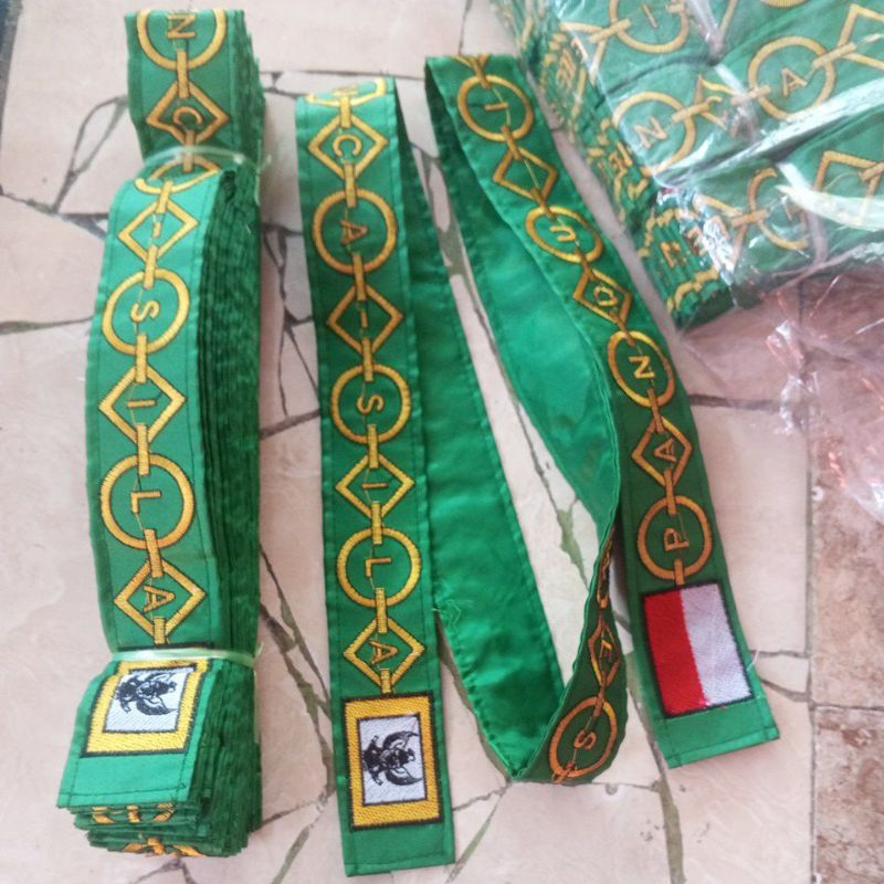 Jual Kendit paskibraka bordir ikat pinggang bijian | Shopee Indonesia