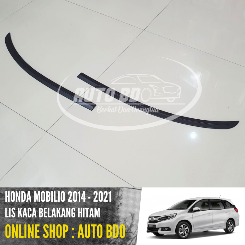 Jual Lis Kaca Belakang Honda Mobilio Rear Window Trim Chrome | Shopee ...