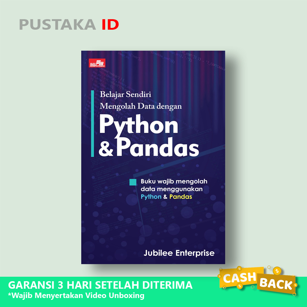 Jual Buku Belajar Sendiri Mengolah Data Dengan Python Dan Pandas | Shopee Indonesia