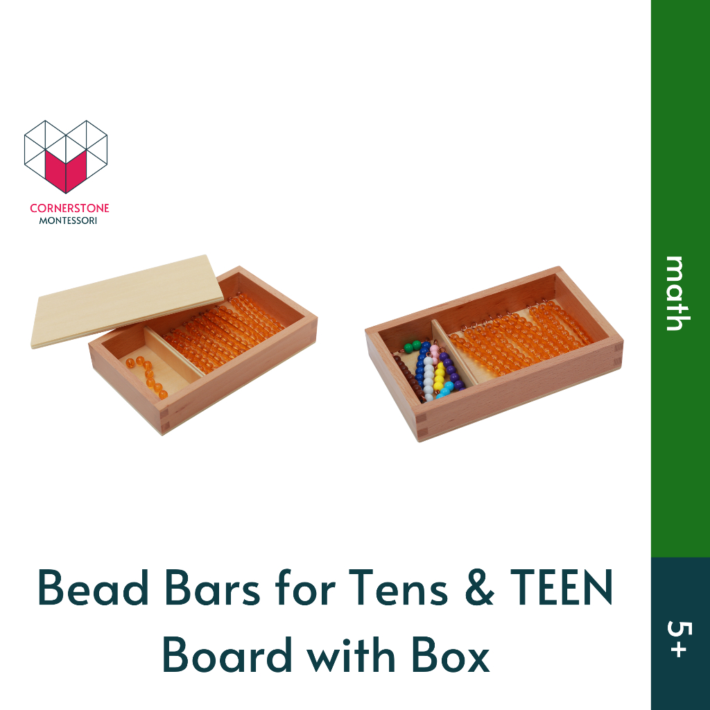 Jual Cornerstone Montessori Bead Bars Tens Teens Boards • Montessori ...