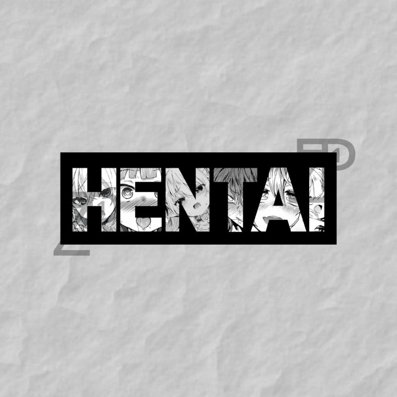 Jual Sticker Anime Hentai Black Waterproof Shopee Indonesia