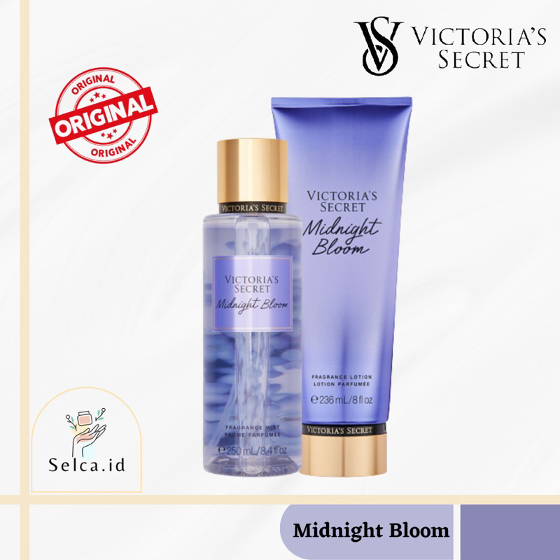 Jual VS Midnight Bloom Body Mist /Body Lotion - Victoria's Secret ...