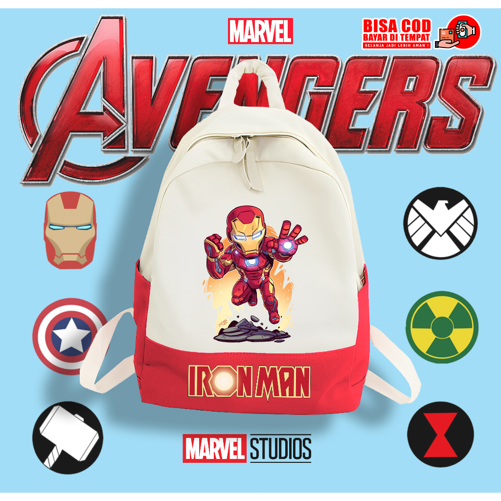 Jual Tas Anak Iron Man Marvel / Ransel Anak Iron Man Avengers | Shopee ...
