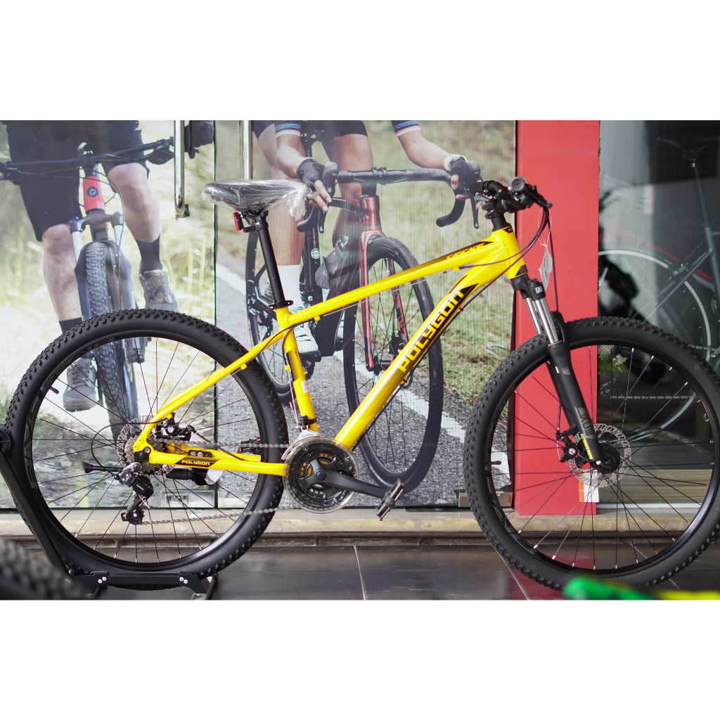 Jual Sepeda Gunung MTB Polygon Cascade 2 Yellow | Shopee Indonesia