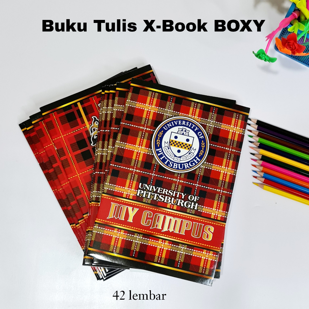 Jual SOS Buku Tulis X-Book BOXY/Besar/Panjang 42 Lembar (10bk) BigBos ...