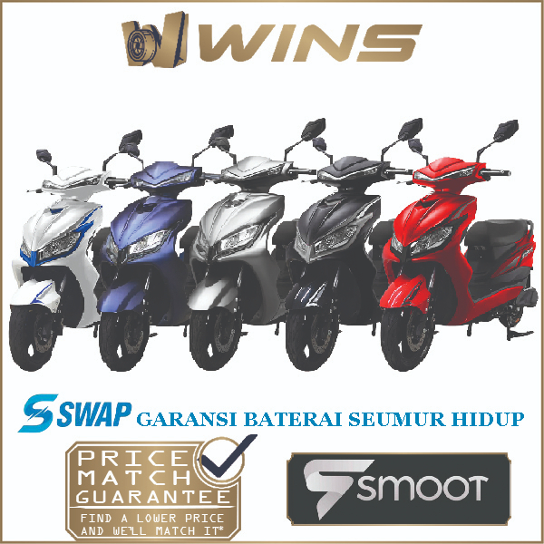 Jual Smoot Tempur Facelift Generasi ke 3 Motor Listrik Lithium ION ...