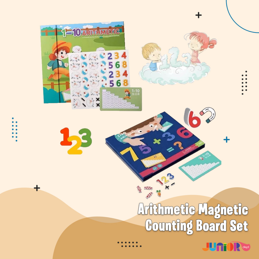Jual Arithmetic Magnetic Counting Board Set/ Mathematic for Early ...