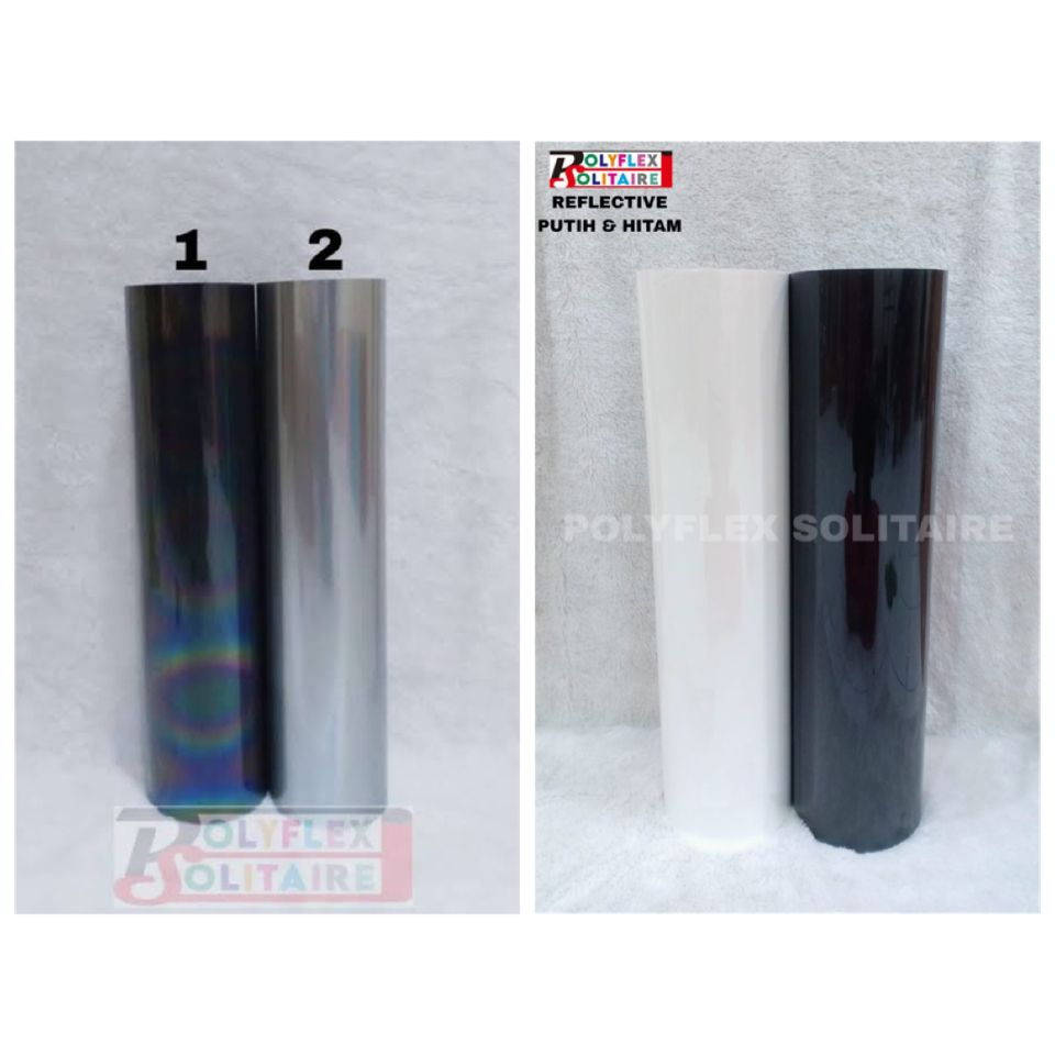 Jual Polyflex Reflective Rainbow And Silver Made In Korea | Shopee ...