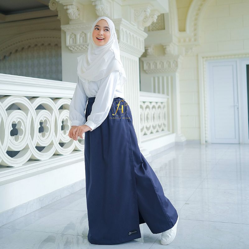 Jual Rok Celana Muslim Wanita Bahan Katun Drill Banyak Warna size S M L ...