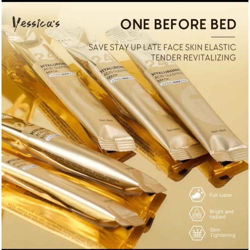 Jual Yessica's 24k Hyaluronic Acid Sleeping Mask (Moisturizing ...